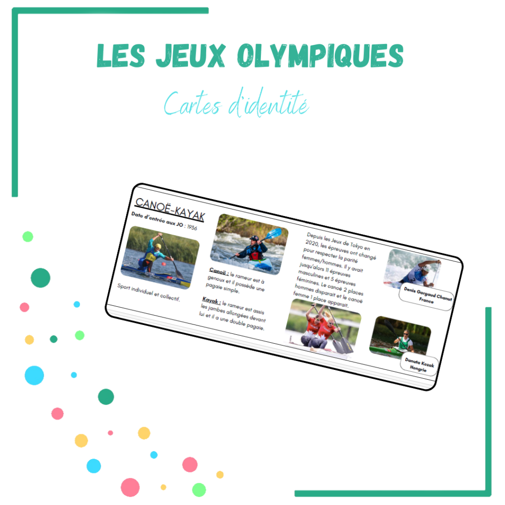 Cartes d'identité : les sports des Jeux Olympiques d'été 2024 - Ma ...